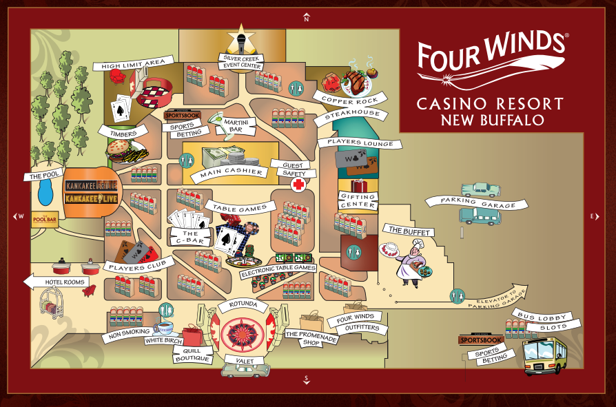 Property Map - New Buffalo – Four Winds Casinos